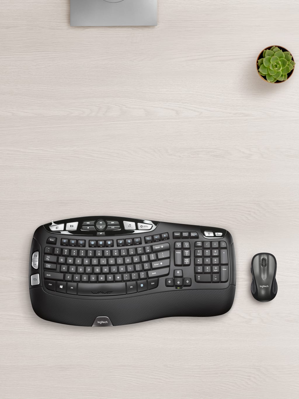 Logitech Mk550 Wireless Wave Keyboard And Mouse Combo