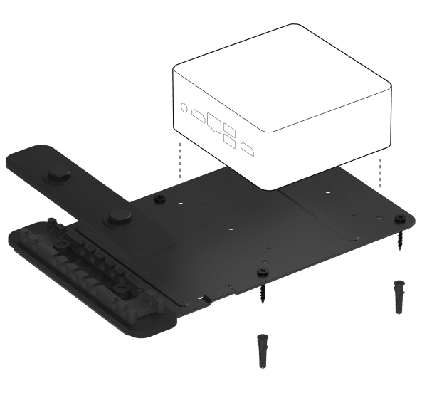 Logitech PC Mount - Bracket for Mini PCs and Chromeboxes